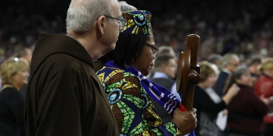Faithful from near and far gather to celebrate Fr. Solanus, friend and ...