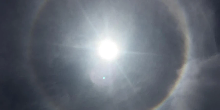A supernatural sign? Rare solar halo appears at Romero beatification ...