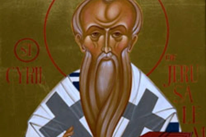 St. Cyril of Jerusalem, expert teacher of the faith, remembered March ...