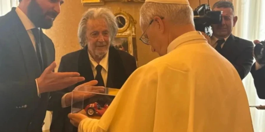 Actor Al Pacino meets with Pope Leo XIV at the Vatican | Catholic News ...
