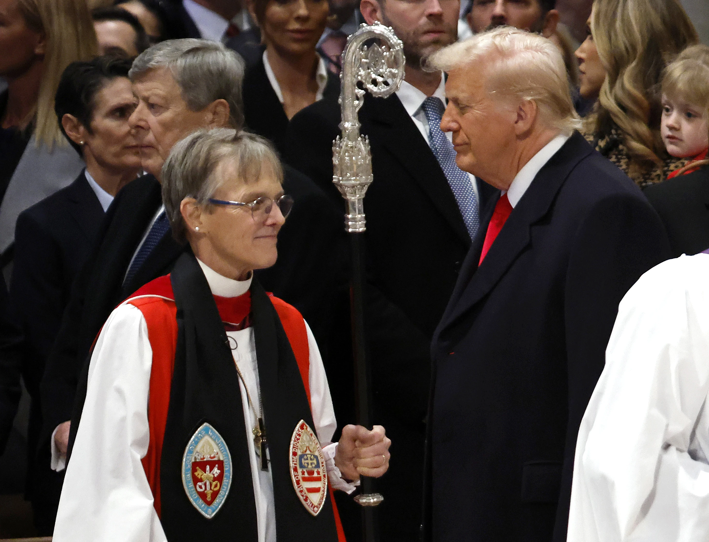 Protestant leader at interfaith service calls on Trump to ‘have mercy ...
