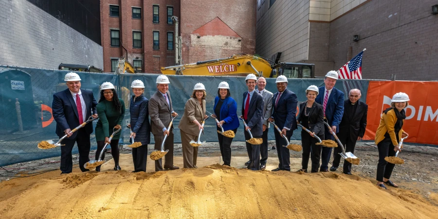 Archdiocese of Boston breaks ground on affordable housing project ...