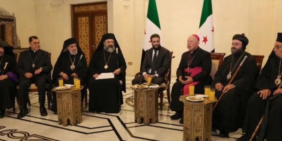 Hopes rise for Christians as Church leaders meet new Syria leader ...