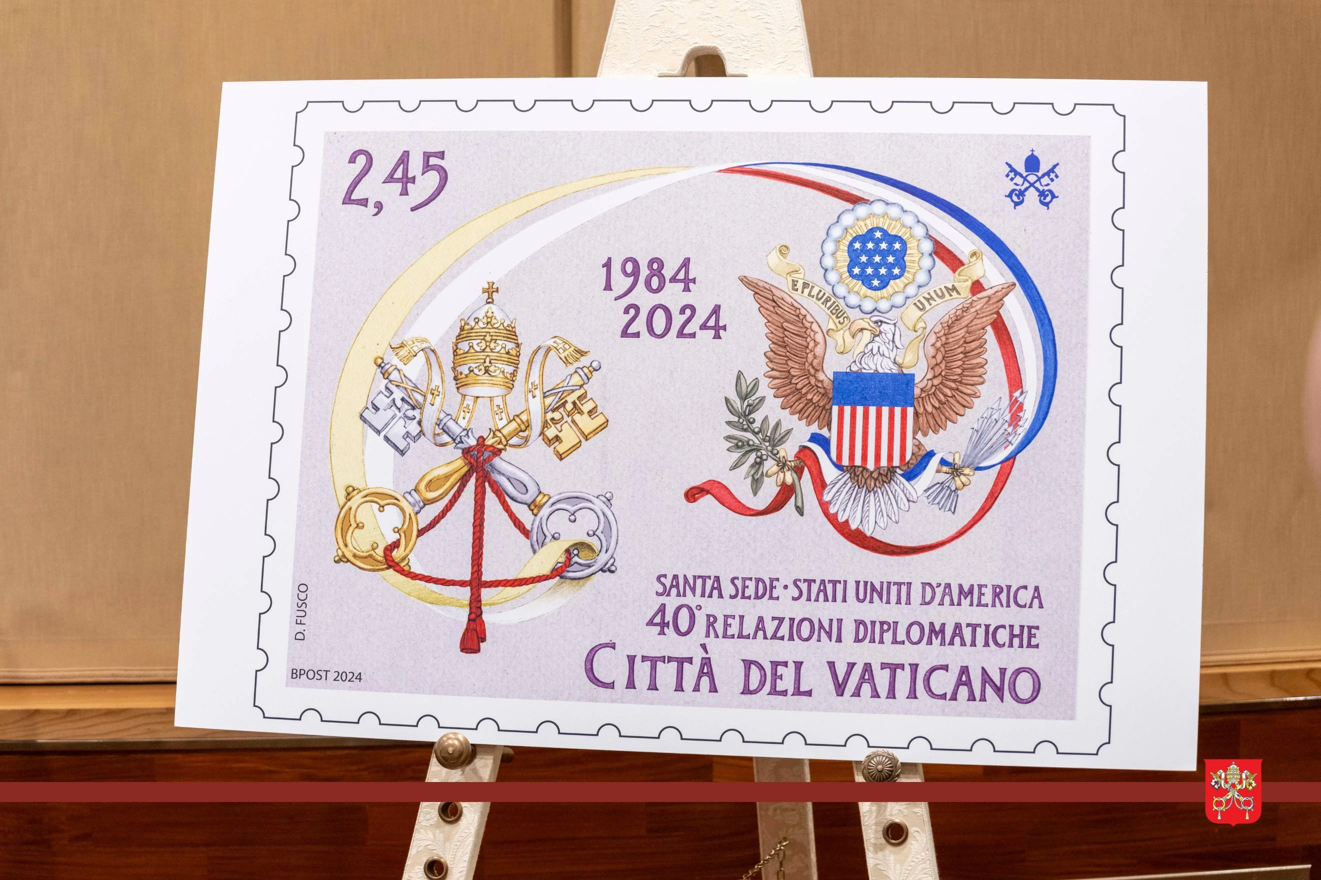 Vatican unveils commemorative stamp on 40th anniversary of diplomatic ...