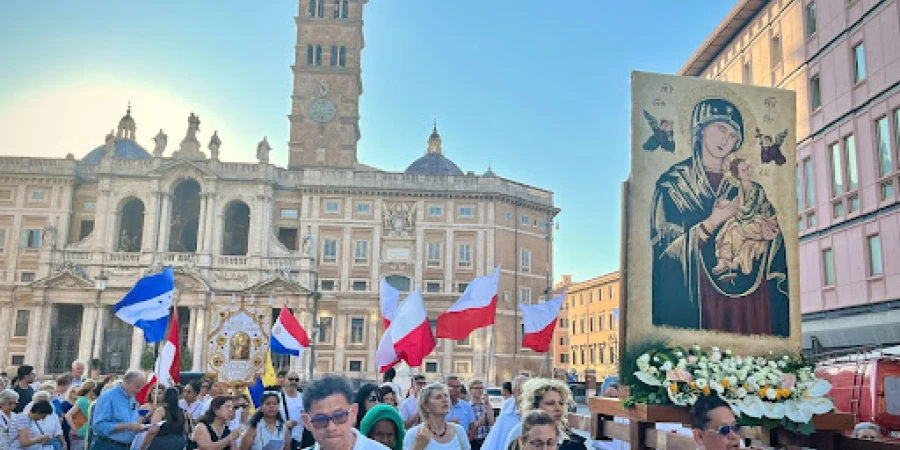 PHOTOS: Procession in Rome honors Our Lady of Perpetual Help | Catholic ...
